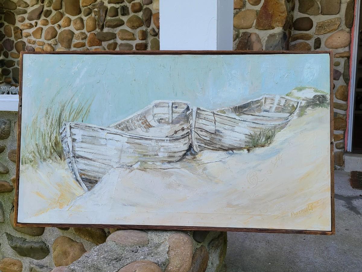 LOT 48C: Roberta 68' Signed Painting | EstateSales.org