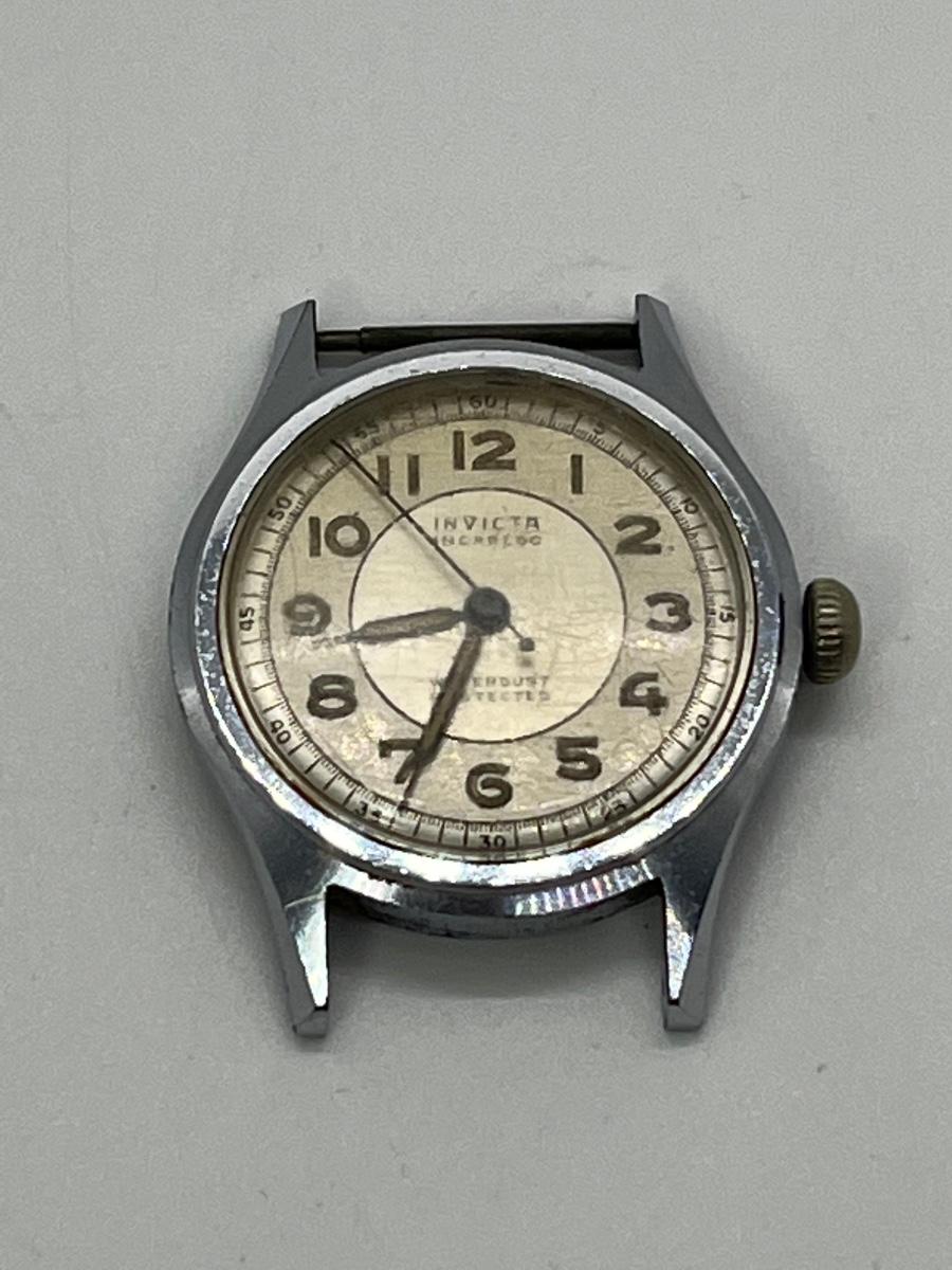 LOT 36: Working Invicta Incabloc Watch - No Band | EstateSales.org