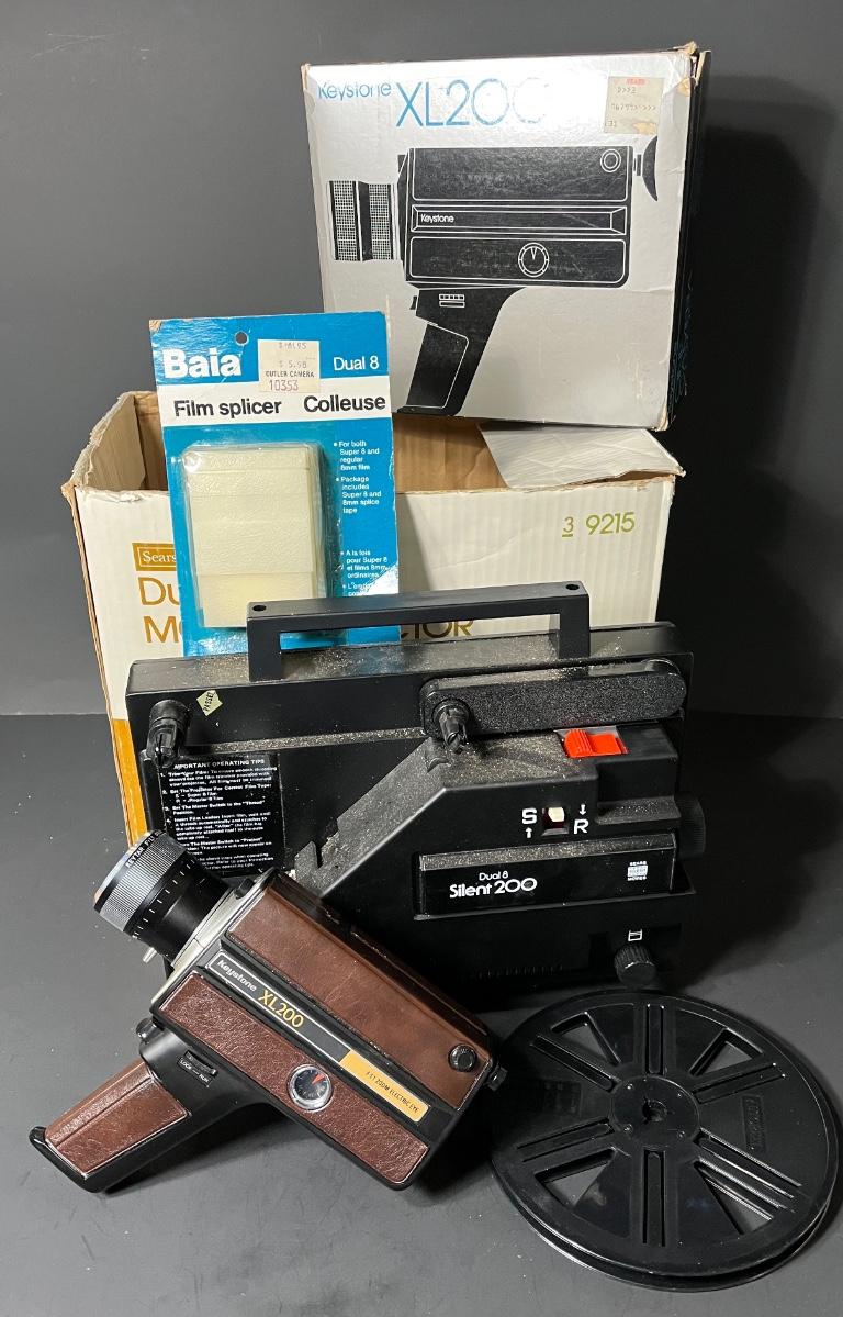 LOT 94: Vintage Super 8 Movie Camera and Projector | EstateSales.org