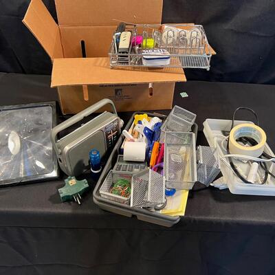 Deluxe Office Supply Box | EstateSales.org