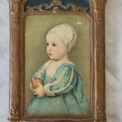 Lot 16: Antique Gesso Duro Craft Regal Art Co. Chicago Plaque 'Baby ...