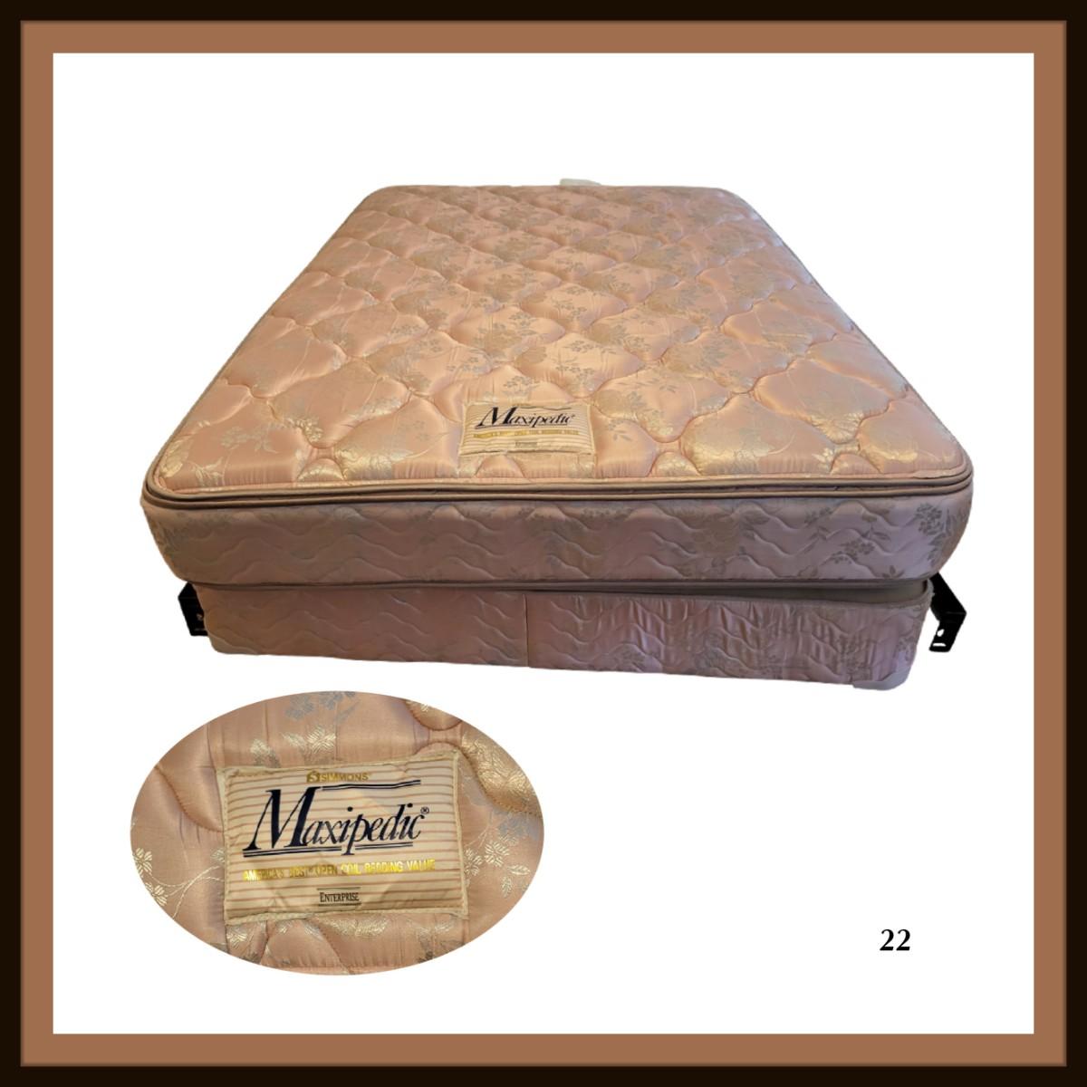 Double "NEW" Simons Maxi Pedi Mattress and Box Spring Set with Metal ...