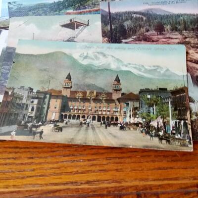 LOT 38 SEVEN OLD COLORADO POST CARDS | EstateSales.org