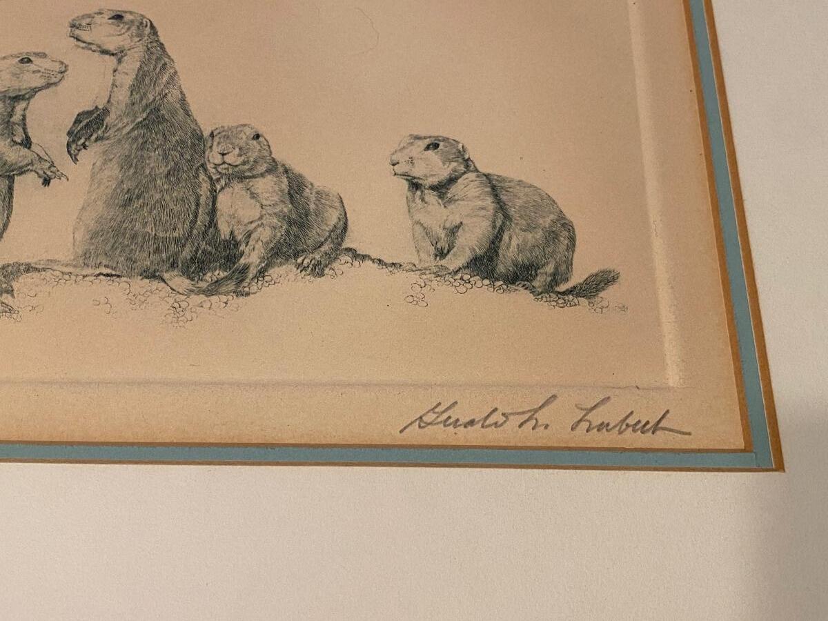 Lot 300: Two Pieces of Numbered and Signed lithographs by Gerald Lubeck ...