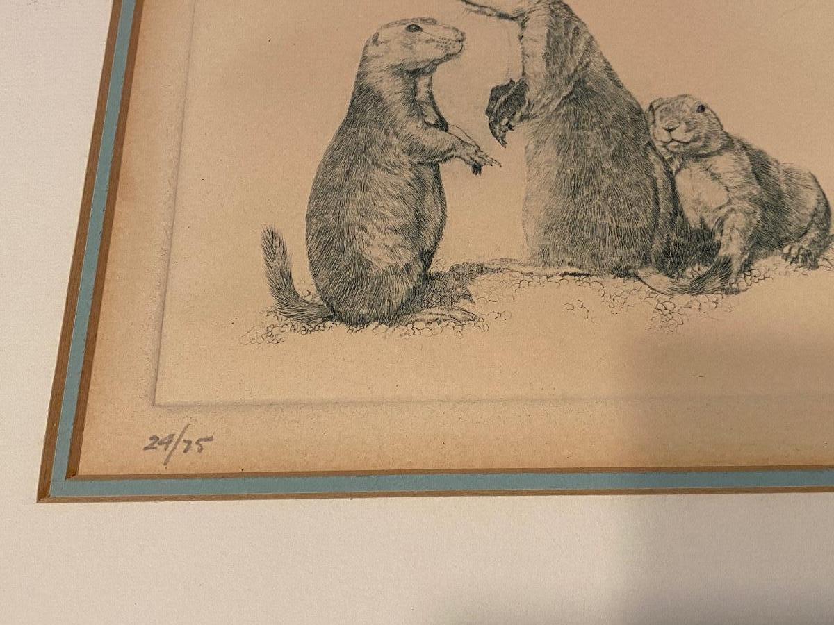 Lot 300: Two Pieces of Numbered and Signed lithographs by Gerald Lubeck ...