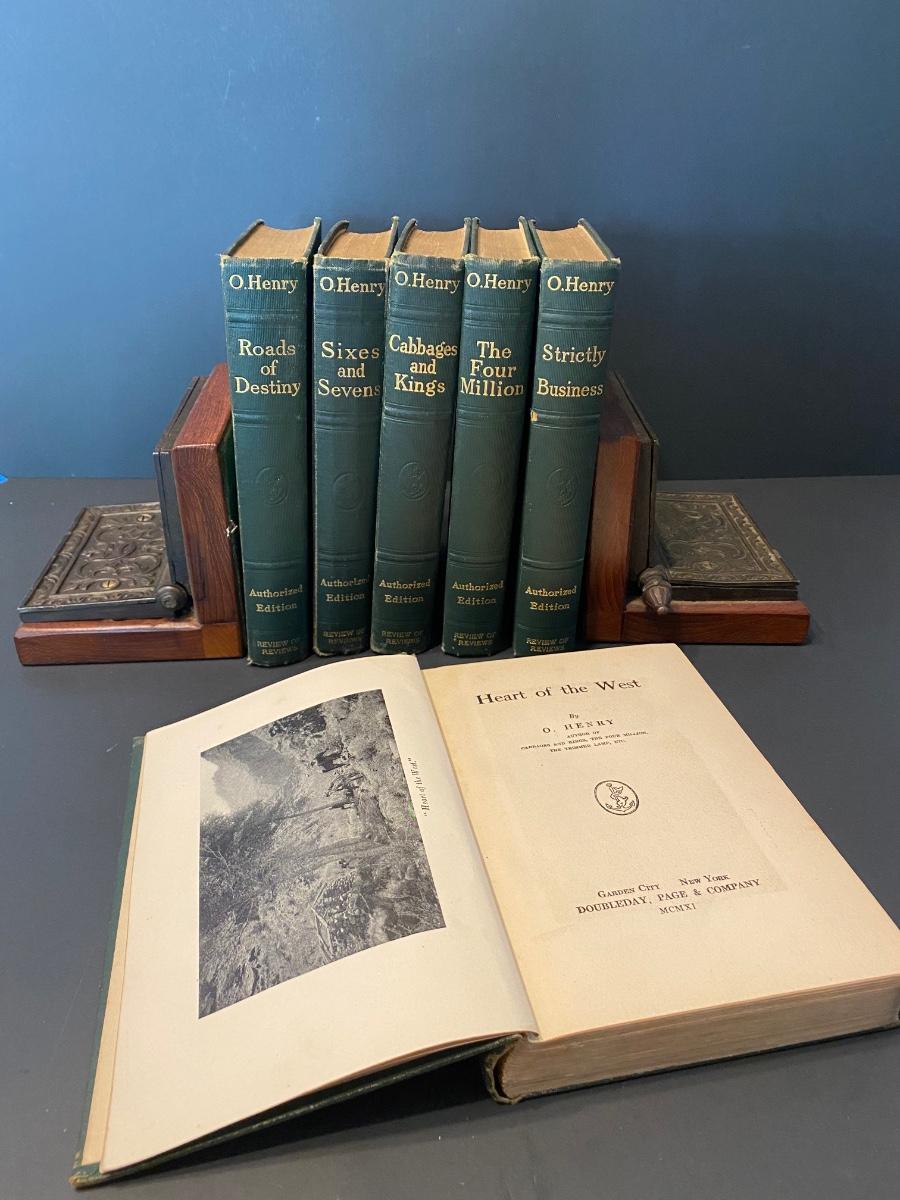 Lot 263: O. Henry Books and Architectural Salvaged Antique Hinge ...