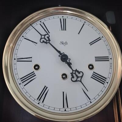 LOT 24 BEAUTIFUL SLIGH WALL CLOCK | EstateSales.org