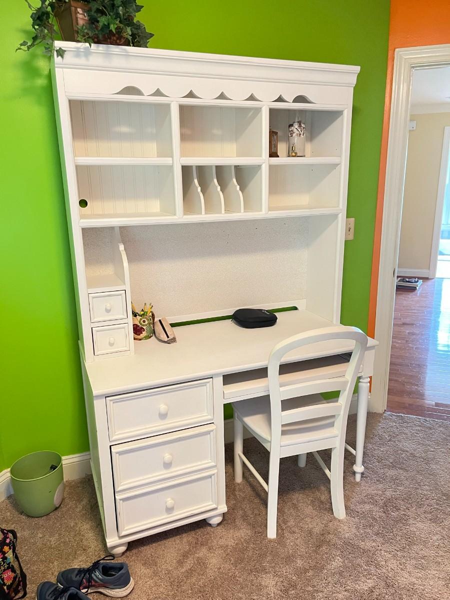 Stanley furniture white desk store