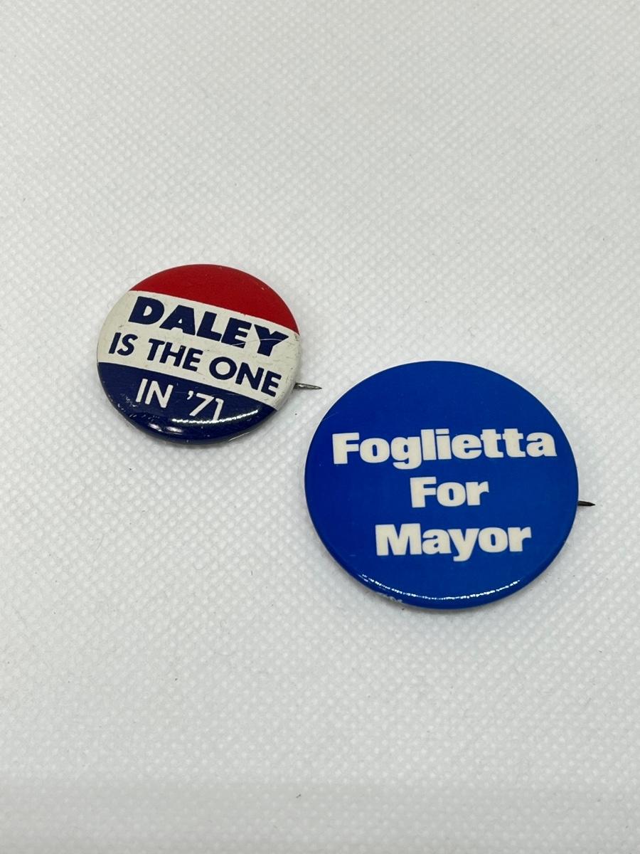 LOT 9: Famous Mayors/Mayoral Race Political Campaign Buttons, Pins ...