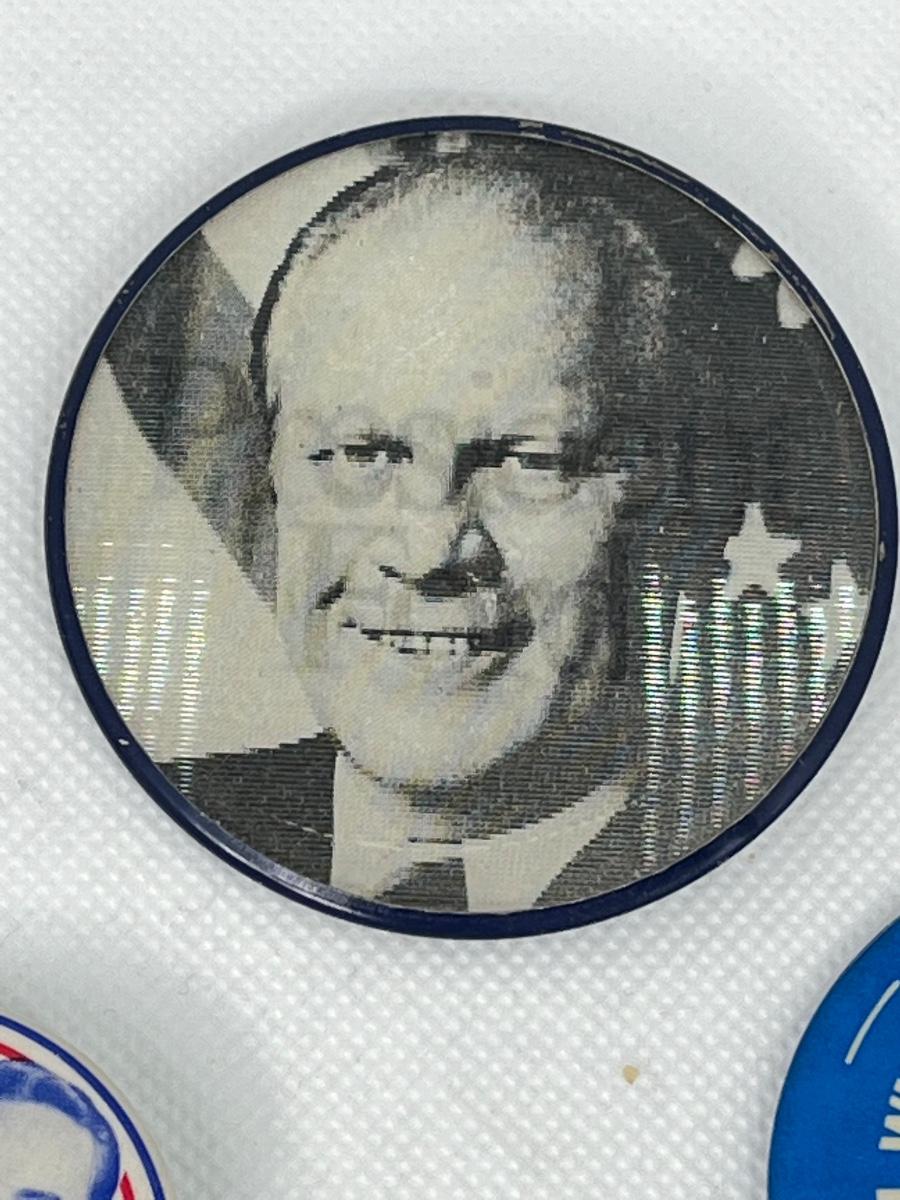 LOT 22: Gerald Ford 1976 Presidential Campaign Buttons | EstateSales.org