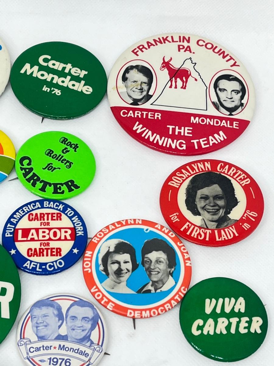 LOT 41: 1976 Presidential Race - Political Campaign Buttons - Jimmy ...