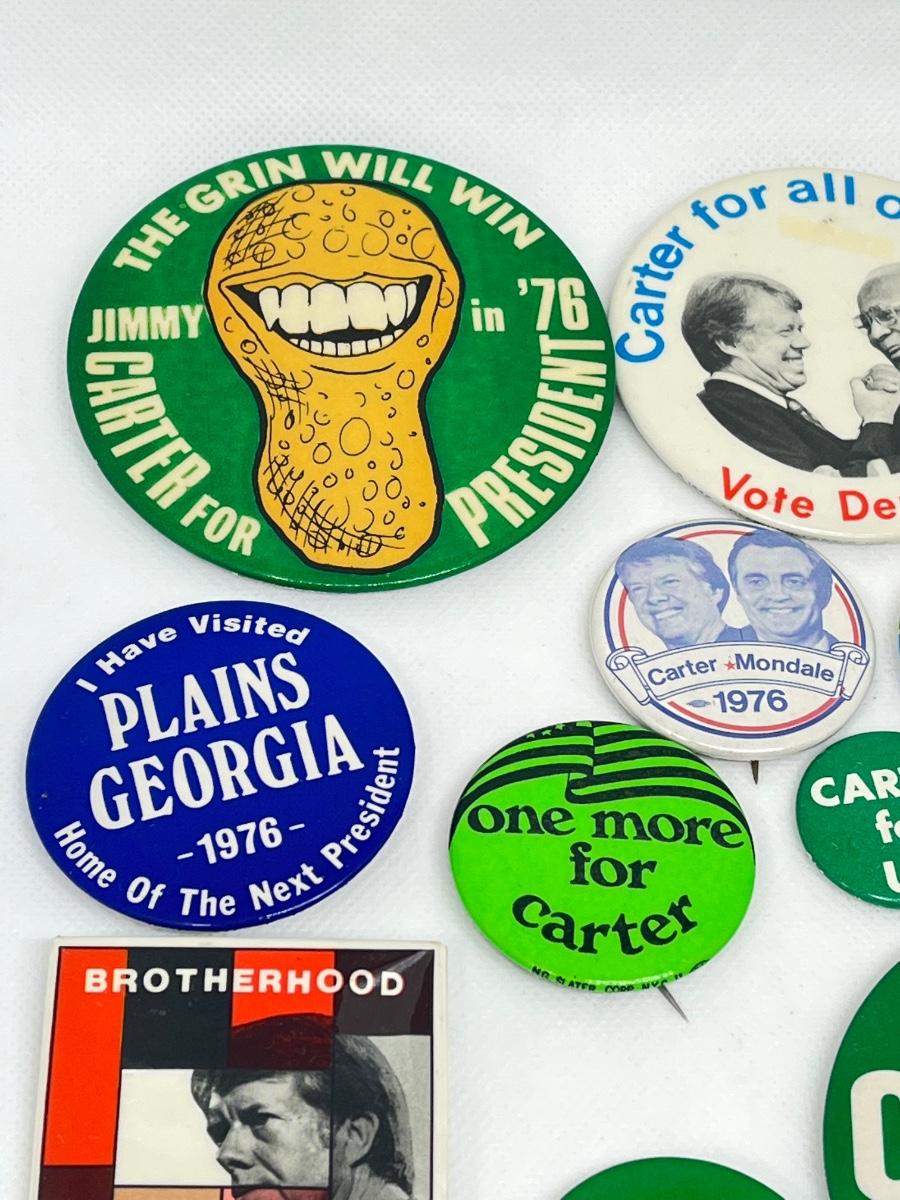 LOT 41: 1976 Presidential Race - Political Campaign Buttons - Jimmy ...