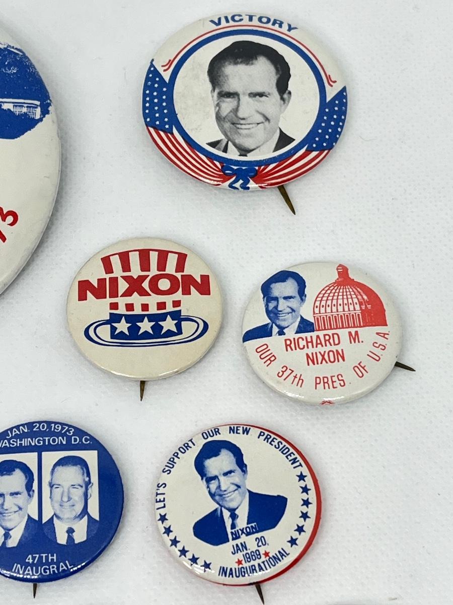 LOT 45: Richard Nixon Inauguration Pins, Buttons | EstateSales.org