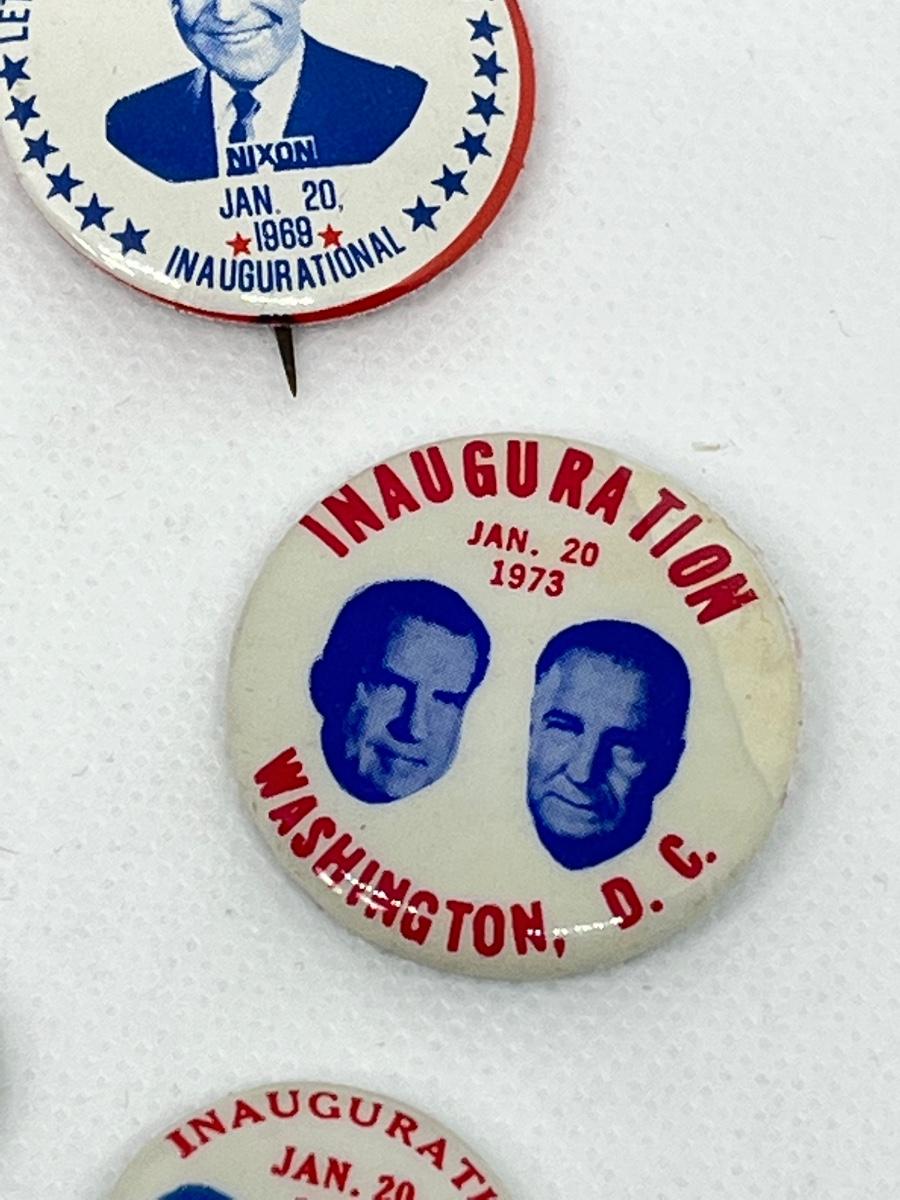 LOT 45: Richard Nixon Inauguration Pins, Buttons | EstateSales.org
