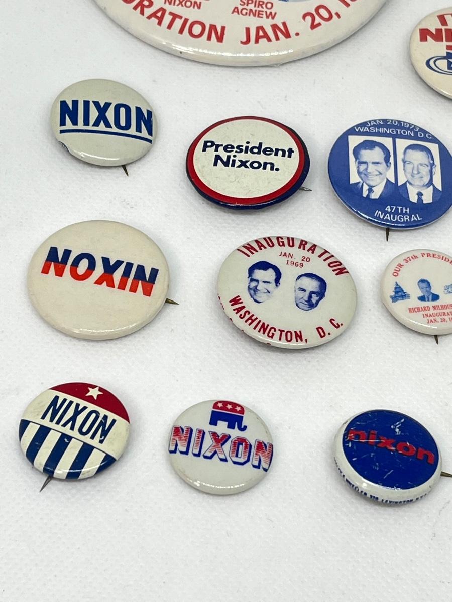 LOT 45: Richard Nixon Inauguration Pins, Buttons | EstateSales.org