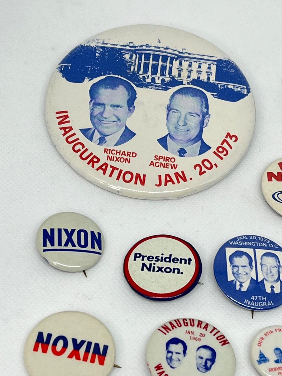 LOT 45: Richard Nixon Inauguration Pins, Buttons | EstateSales.org