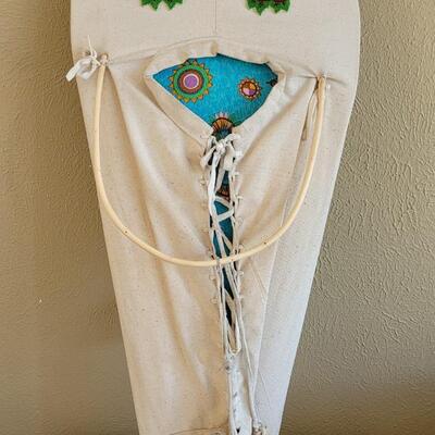 Lot 210: Vintage Handmade SHOSHONE Cradle Board by Leona Nagitsy ...