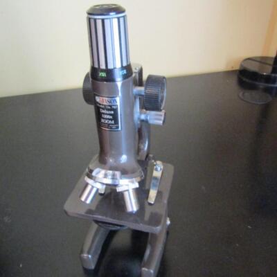 Jason Microscope Model No. 707 with Carry Case and Utensil Pack ...