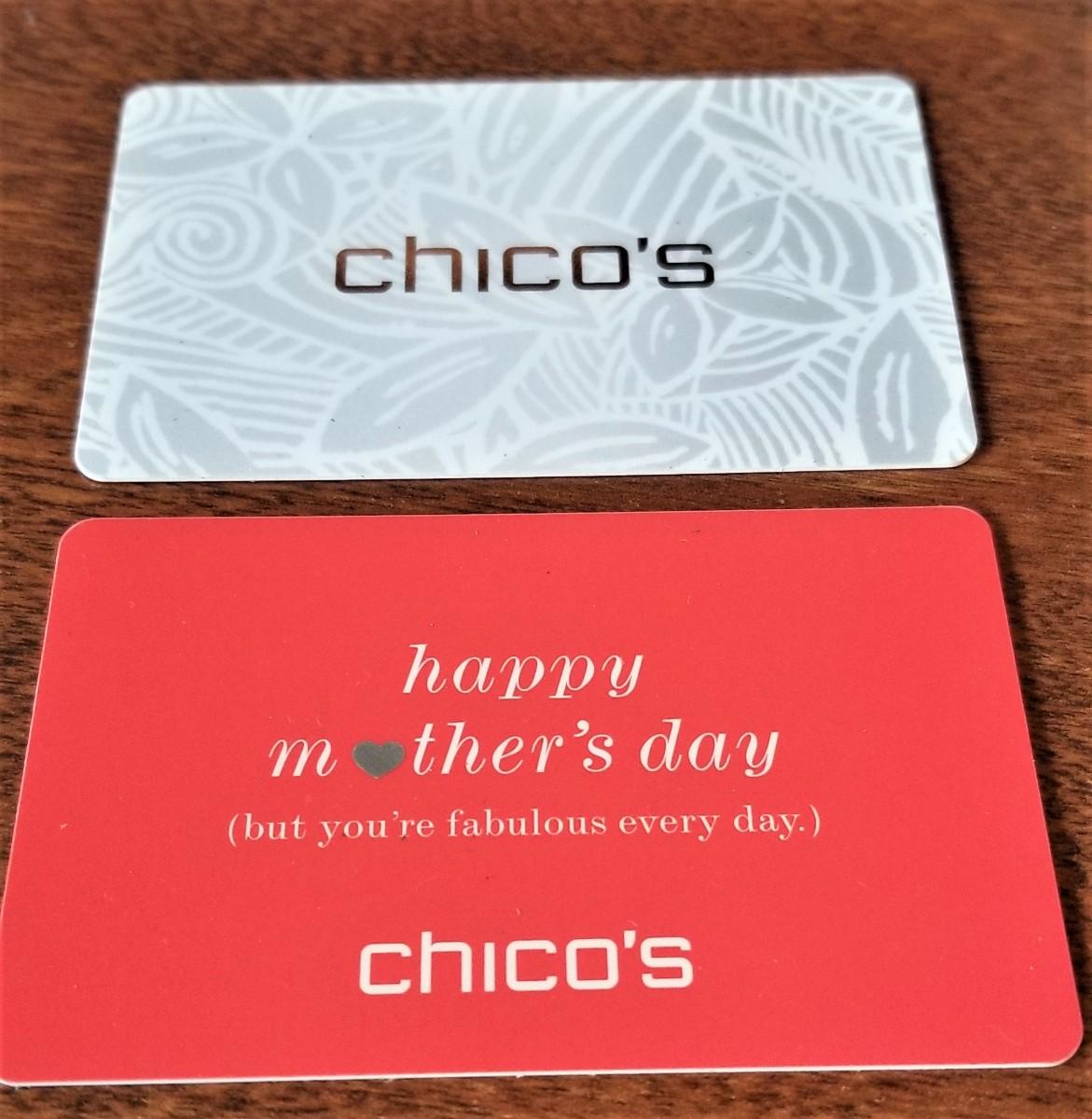 Lot #179 Two Chico's Gift Cards - combined value of $150.00 ...