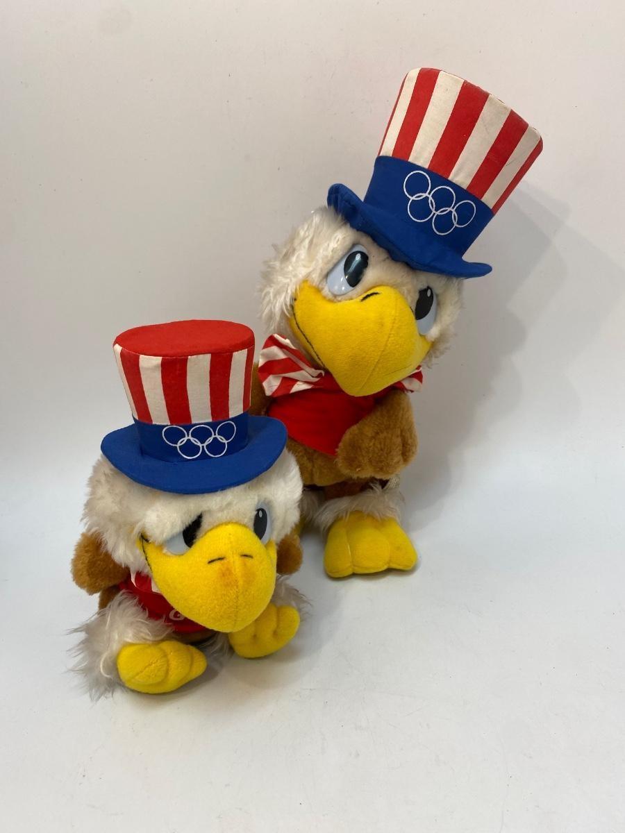 Pair of Retro U.S. Olympic Games Patriotic Eagle Stuffed Animals by ...