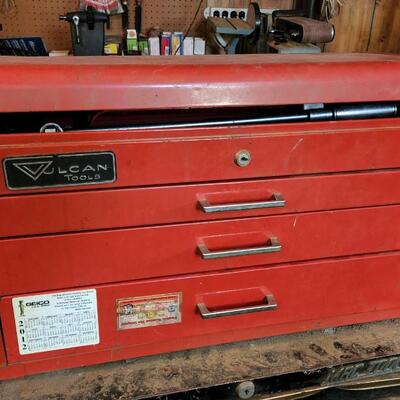 Vulcan Tools Tool box including tools inside See Photos | EstateSales.org