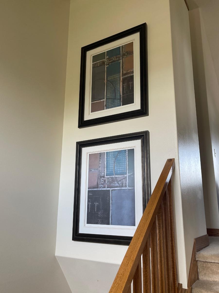 E4-Large matching artwork set | EstateSales.org