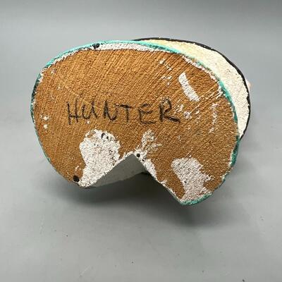 Retro Zuni Native American Hunter Zuni Carved Wooden Kachina Doll ...