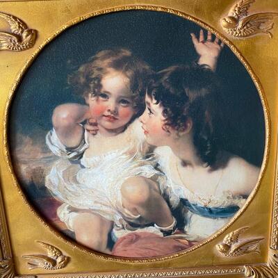 The Calmady Children by Sir Thomas Lawrence Hanging Art Print Litho ...