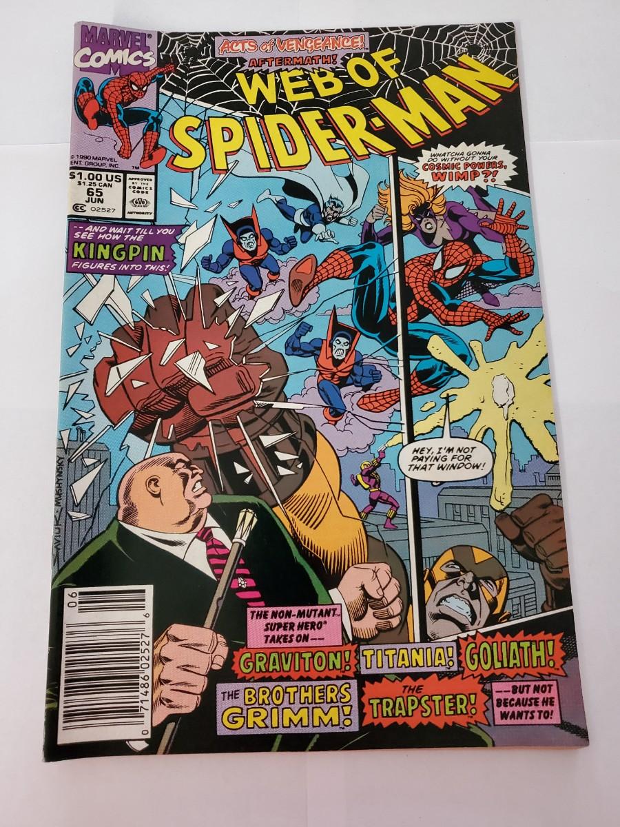Web of spiderman #65 | EstateSales.org