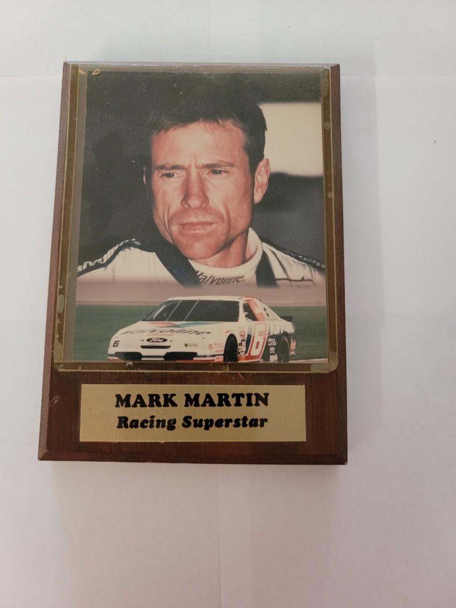 Mark Martin Plaque | EstateSales.org