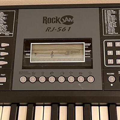 ROCK JAM 561 ~ Electronic Keyboard On Stand | EstateSales.org