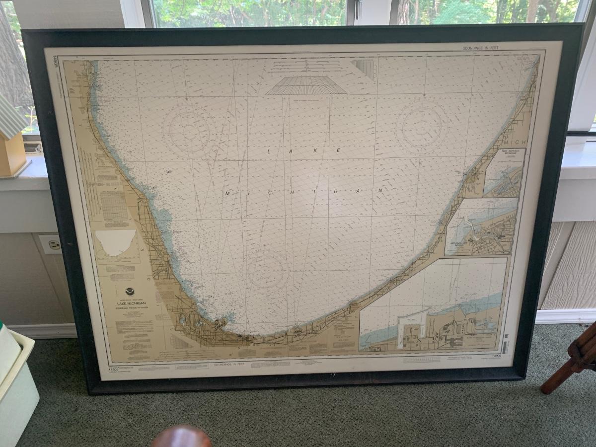 Framed depth map | EstateSales.org