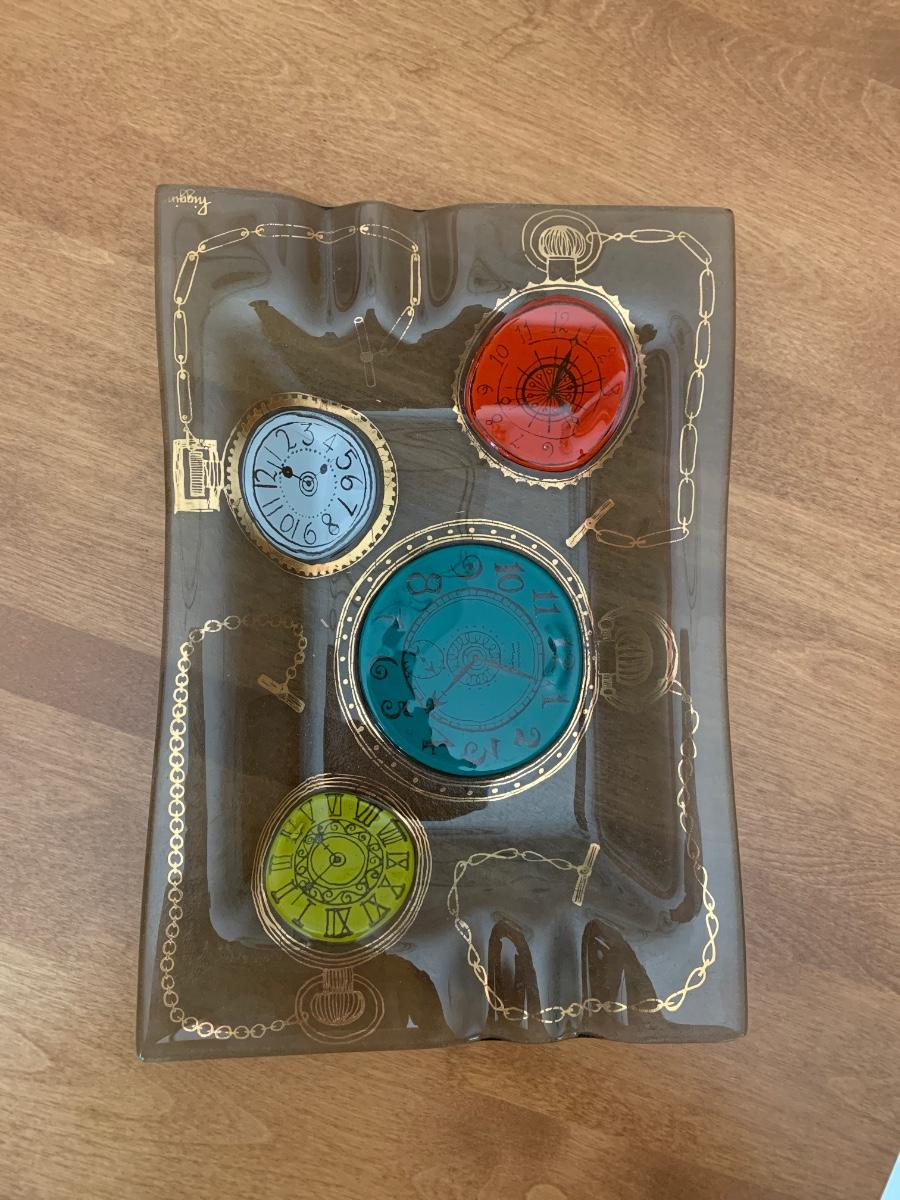 Higgins Glass Ashtray | EstateSales.org