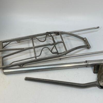 Vintage Pletscher Bike Bicycle Rack Model C Kick Stand & Aluminum Pump ...