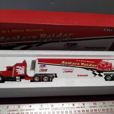 LOT 41 ERTL SCALED DIE CAST EASTERN RAIDER JET FUNNY CAR TRANSPORTER ...