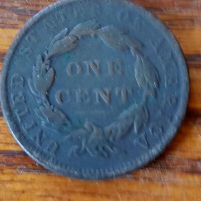 LOT 43 1837 LARGE CENT | EstateSales.org