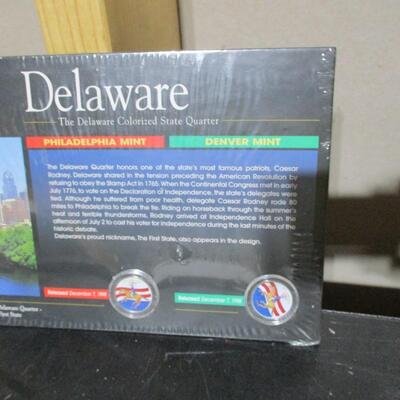 Delaware Colorized State Quarter | EstateSales.org