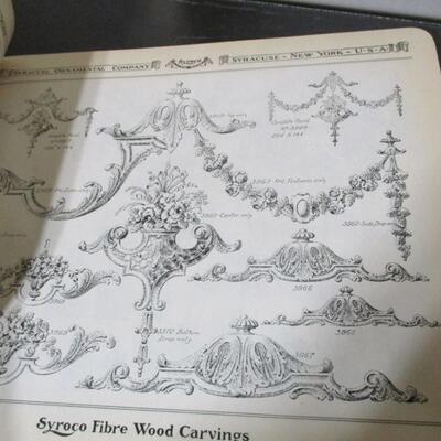 Syracuse Ornamental Company Catalog Syroco Fibre Wood Carvings ...