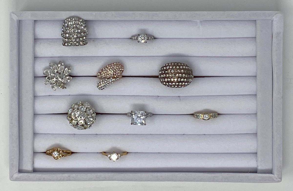 Collection of Vintage Costume Jewelry Rings | EstateSales.org Collection of Vintage Costume Jewelry Rings | EstateSales.org