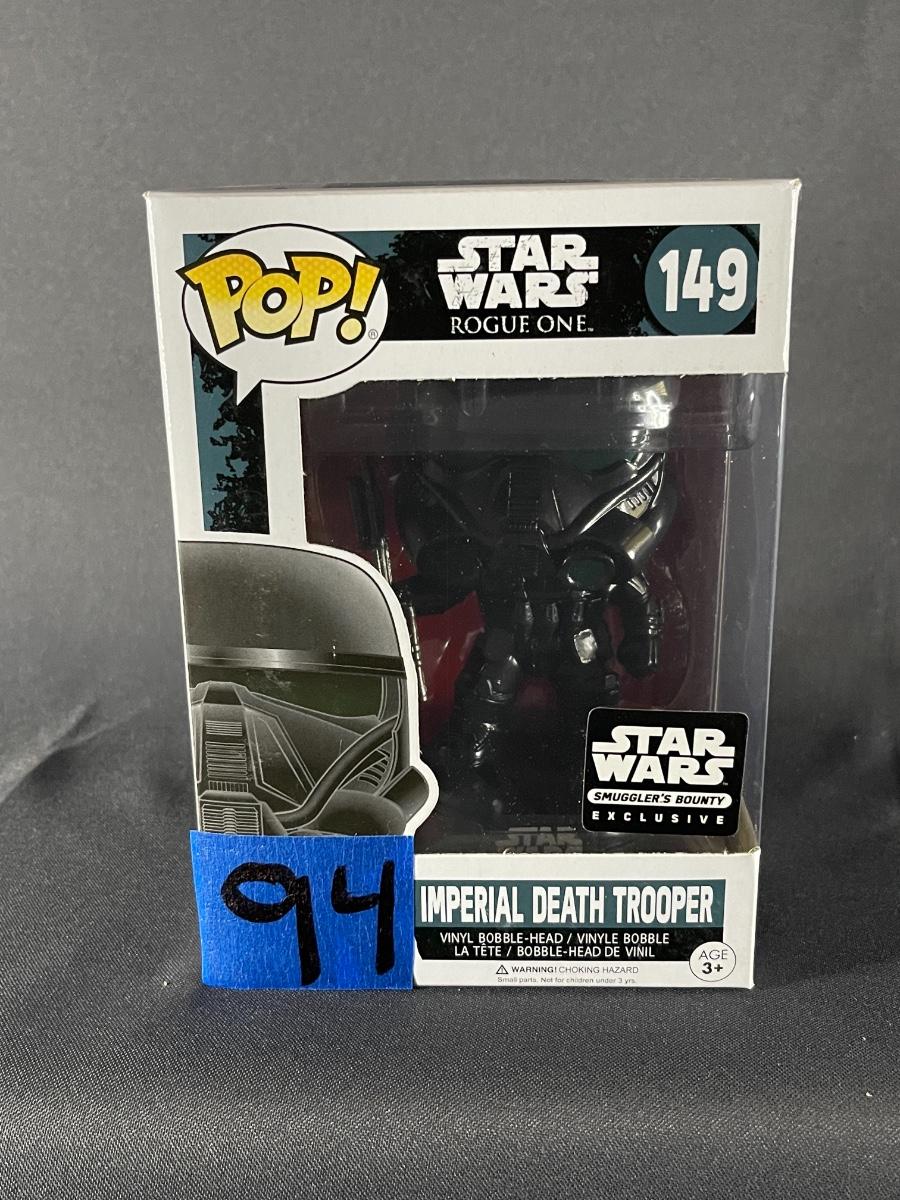 LOT 94: IMPERIAL DEATH TROOPER FUNKO POP | EstateSales.org