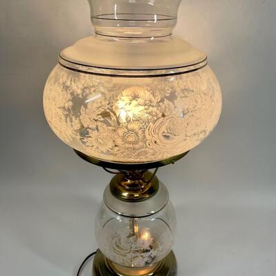 Vintage Victorian Glass Table Lamp | EstateSales.org