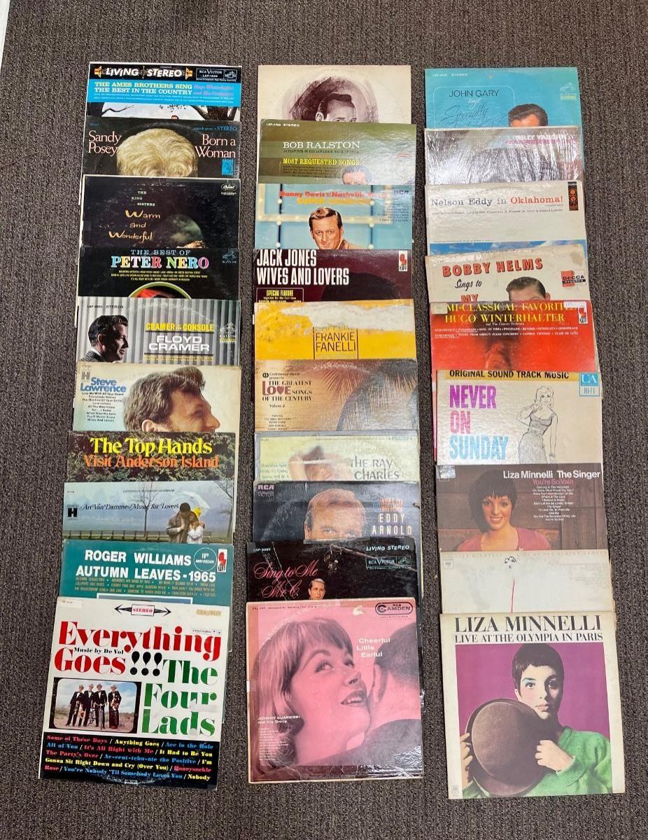 Vinyl Record Lot 15, 30 Albums Various Artists | EstateSales.org