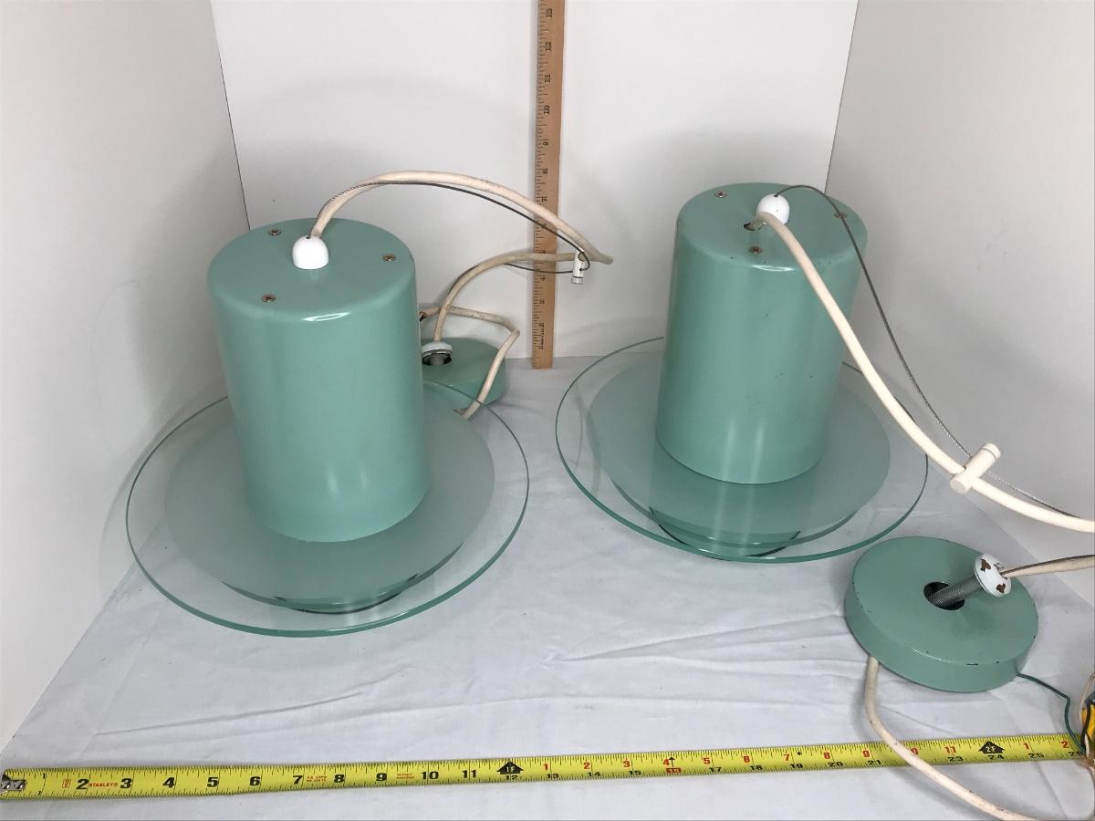 MCM LIGHT GREEN LIGHTS | EstateSales.org