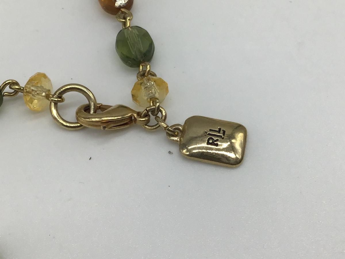 Ralph Lauren Blue and multi color RLL Fashion Necklace | EstateSales.org