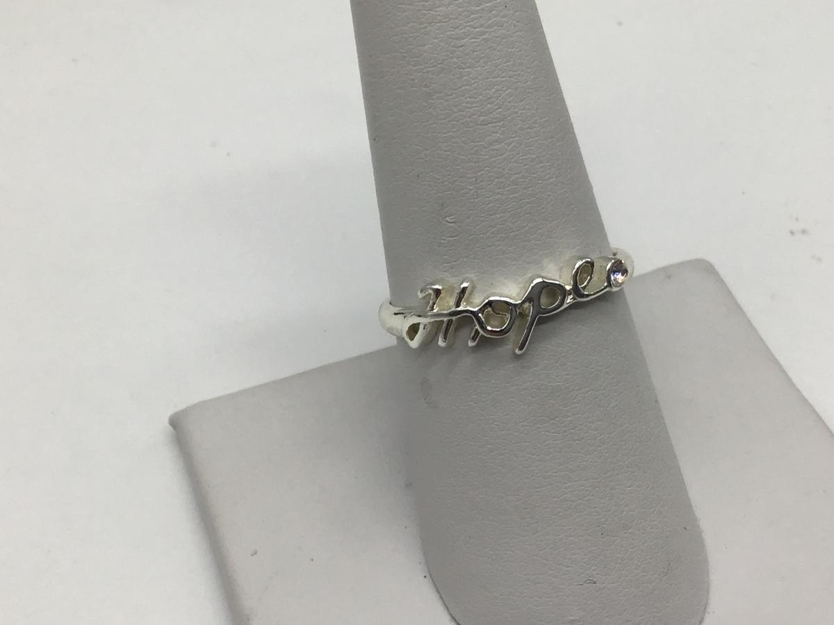Hope. Ring. Silver plated | EstateSales.org