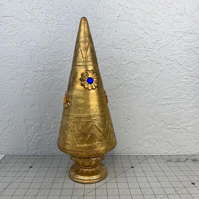 #299 Italian Gold Tree & Stand | EstateSales.org