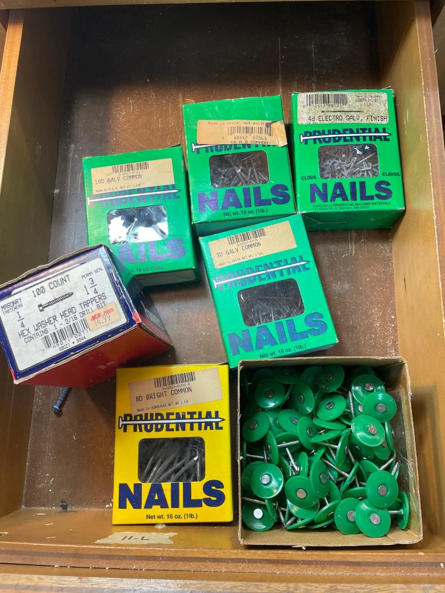 Lot 53. Nail Assortment | EstateSales.org