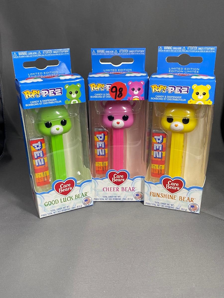 LOT 98: CARE BEARS PEZ SET OF 3 | EstateSales.org