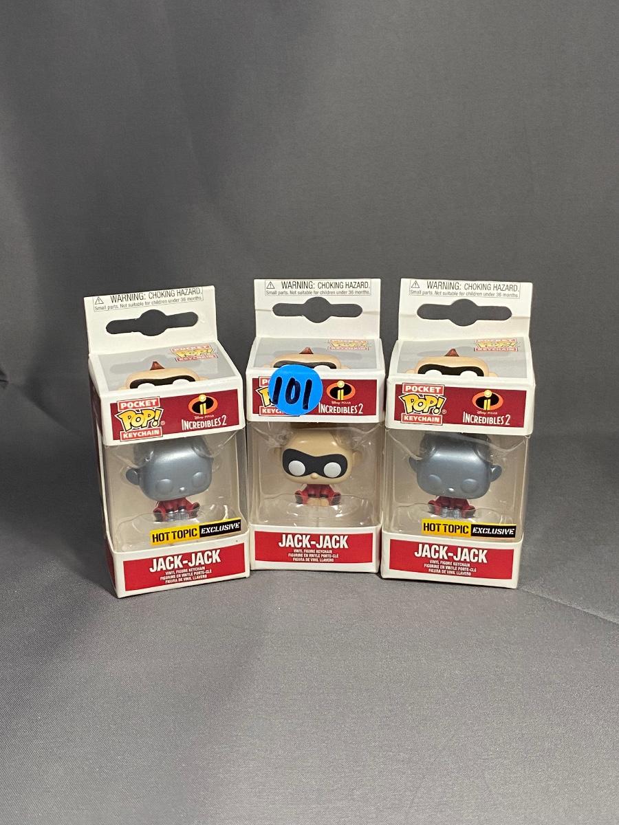 LOT 101: JACK-JACK POCKET POP KEYCHAINS | EstateSales.org