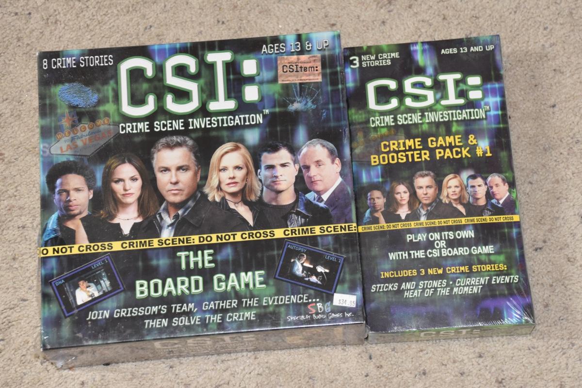 CSI Board Game (2 pieces) | EstateSales.org